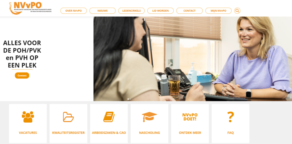 Nieuwe website - NVvPO